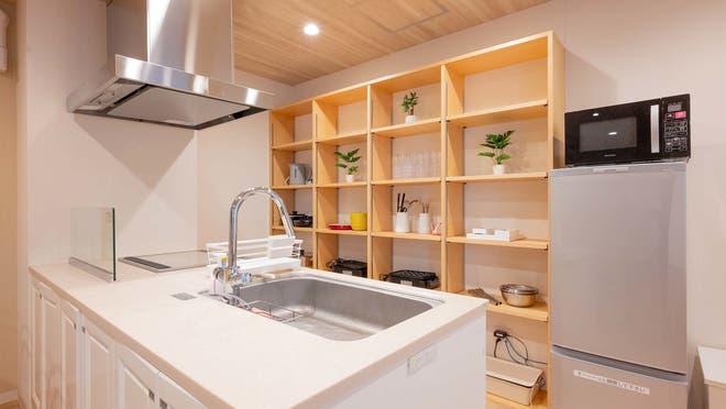 <日暮里MH Kitchen Studio>Wi-Fi📶65VスマートTV📺キッチン🥘パーティー/料理/会議/撮影<🆓備品多数>の写真3