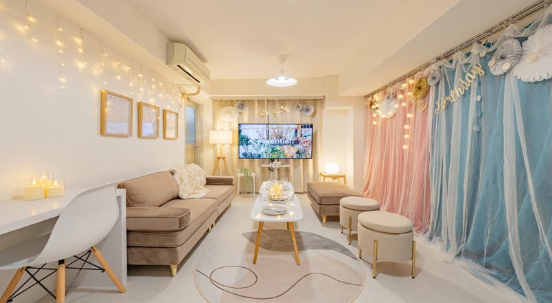 🌈NEWオープン‼推し会にぴったり✨新大久保駅3分/55㌅TV/大人気ゲーム/動画サービス/🌈カラー背景/祭壇/ボドゲ/タコパ
