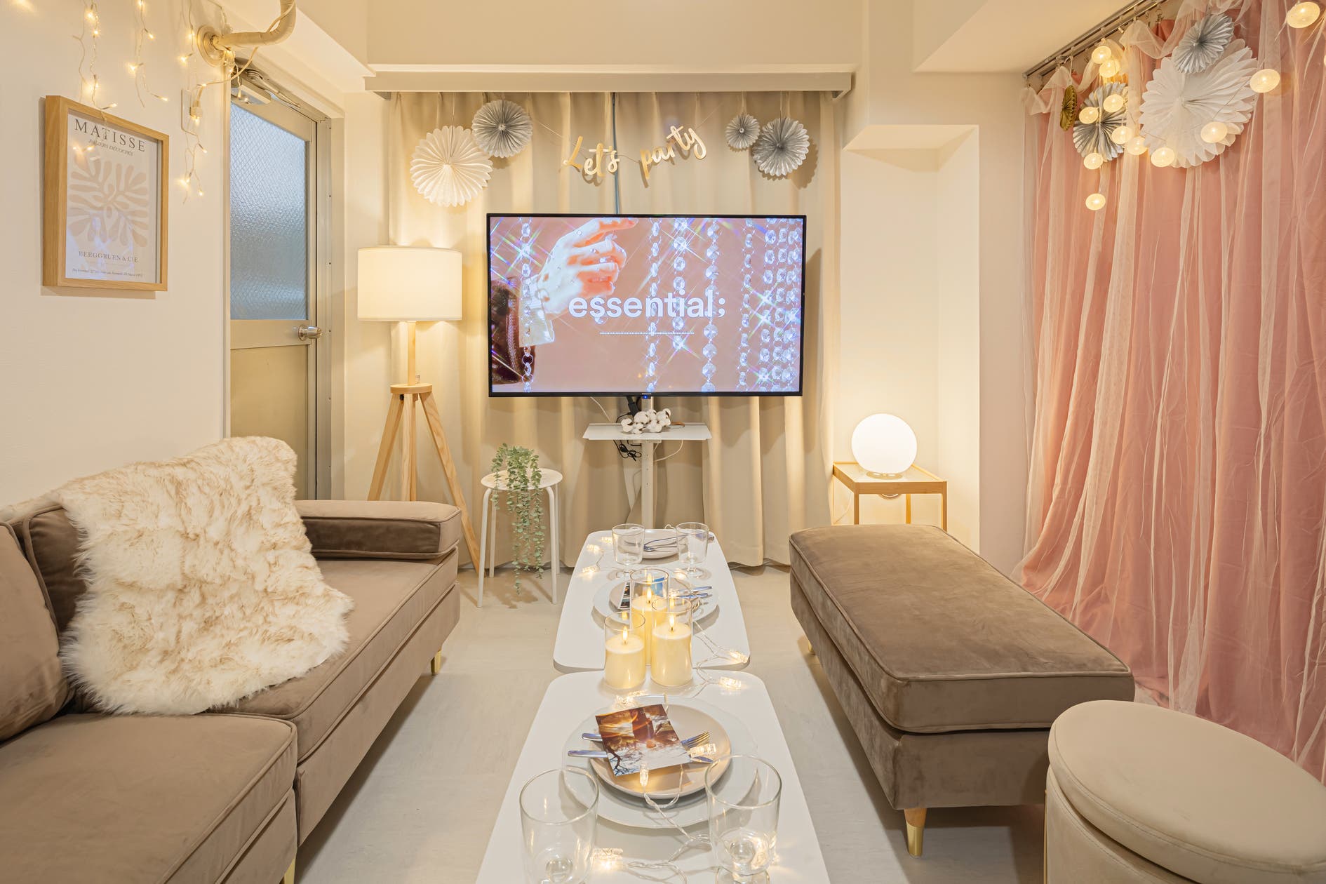 🌈NEWオープン‼推し会にぴったり✨新大久保駅3分/55㌅TV/大人気ゲーム/動画サービス/🌈カラー背景/祭壇/ボドゲ/タコパの写真18