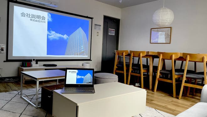 超好立地🌿🚉【四条・烏丸1分】最大22名👭120㌅大画面スクリーン🎬人気ゲーム🎮キッチン🔪パーティ・ビジネスにもの写真5