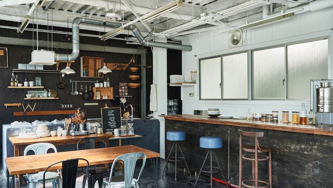 インダストリアル感のあるカフェ風キッチンのスタジオ<学芸大学・目黒>の写真2