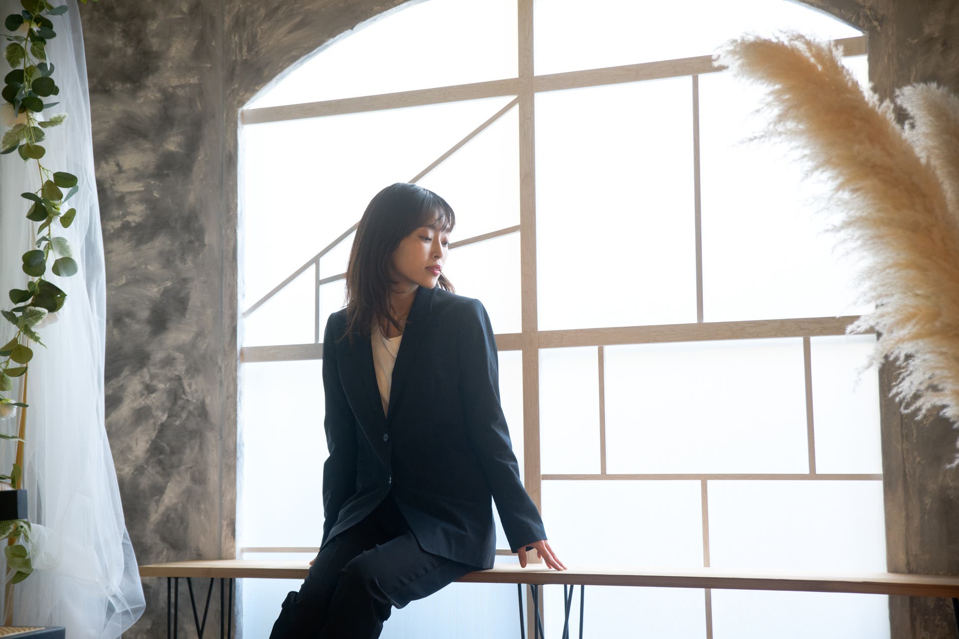 快適にいい写真をお安く💓高田馬場駅５分🌟ドライフラワー造形｜かすみそう｜漆喰壁｜レンガ壁｜カーテン装飾撮影機材無料！の写真9