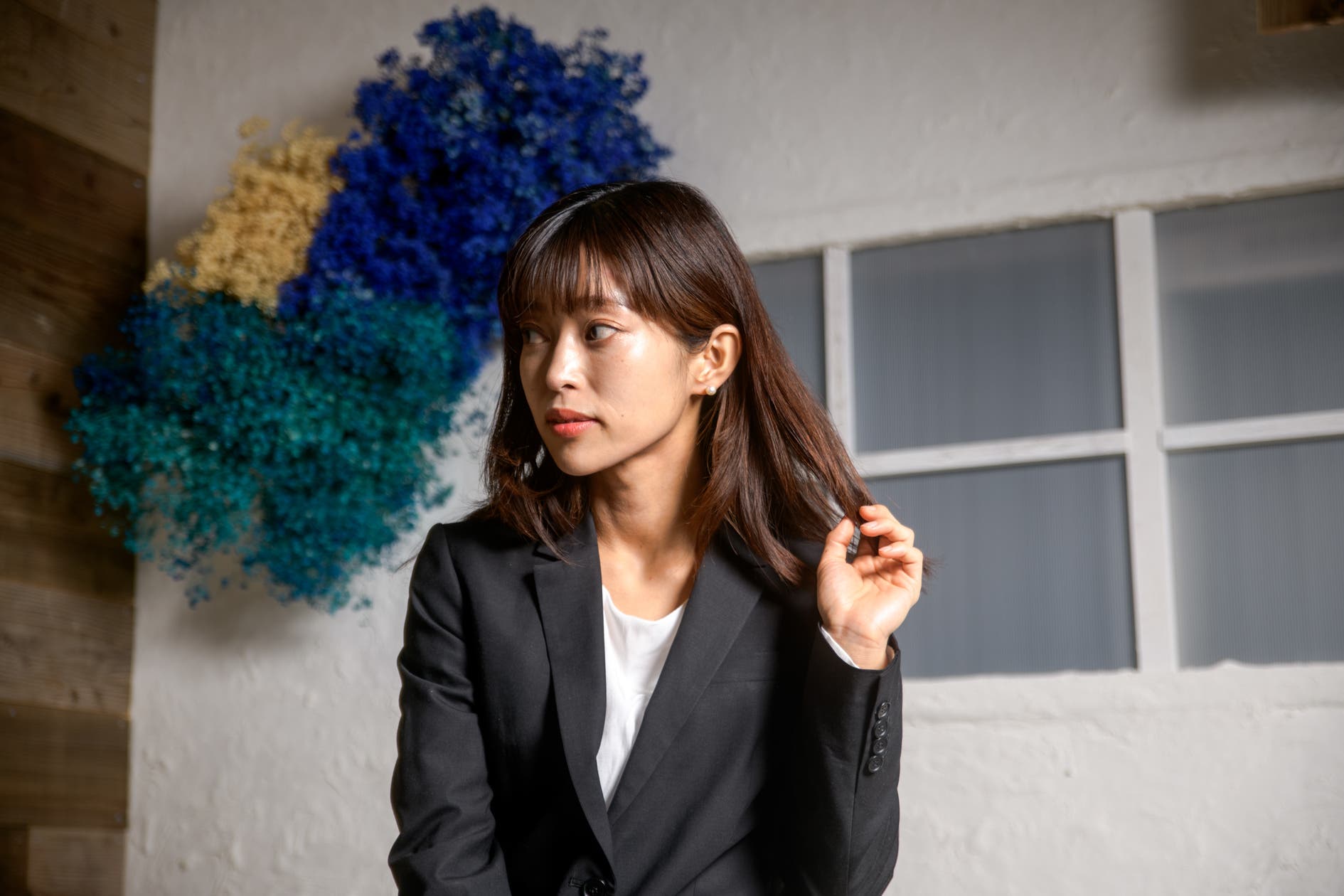 快適にいい写真をお安く💓高田馬場駅５分🌟ドライフラワー造形｜かすみそう｜漆喰壁｜レンガ壁｜カーテン装飾撮影機材無料！の写真10