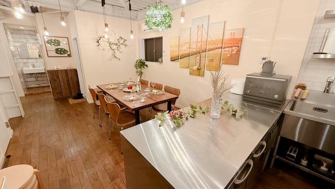 渋谷広尾の隠れ家スペース♪大人の空間キッチンスタジオ♪ママ会♪貸切会議室♪料理教室♪撮影会♪炊飯器あります♪の写真8