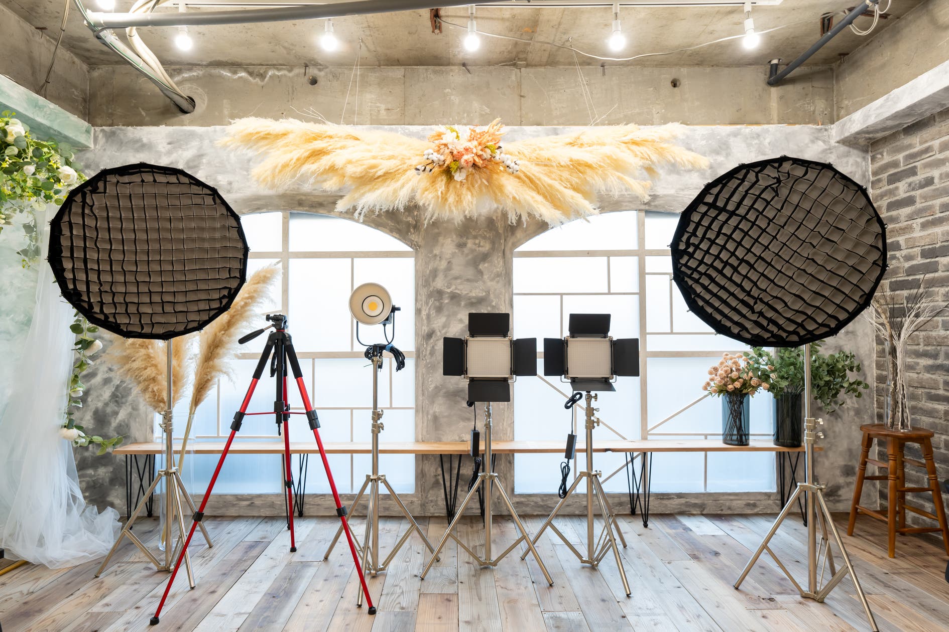 快適にいい写真をお安く💓高田馬場駅５分🌟ドライフラワー造形｜かすみそう｜漆喰壁｜レンガ壁｜カーテン装飾撮影機材無料！の写真17