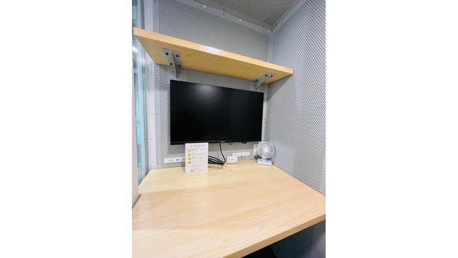 🌟1人のテレワークに🌟【東京駅徒歩5分|コワーキングスペース|8PS】完全個室/無料Wi-Fi/電源/31.5inモニターの写真3