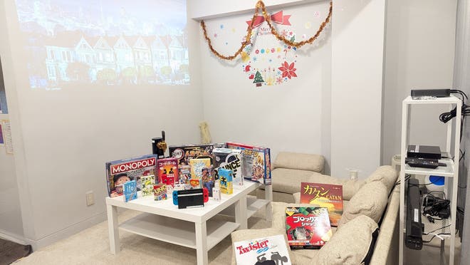 【ゴミ無料/20名】プロジェクター音響🎥鍋パ🎉ビールサーバ🍺女子会👩❤️💋👨タコパ🎮50インチTV🐙ゲームの写真1