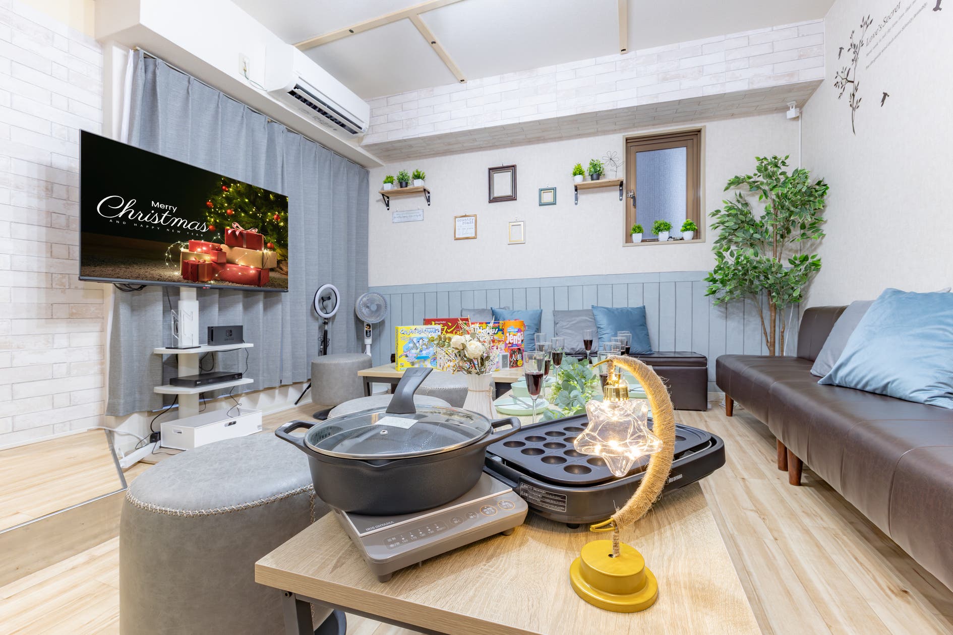 NEW🎉クリスマス🎄最大23名🉐駅3分🚋忘年会🍺大人気ゲーム機🎮女子会💗タコパ🐙24H🏪Grove梅田の写真5