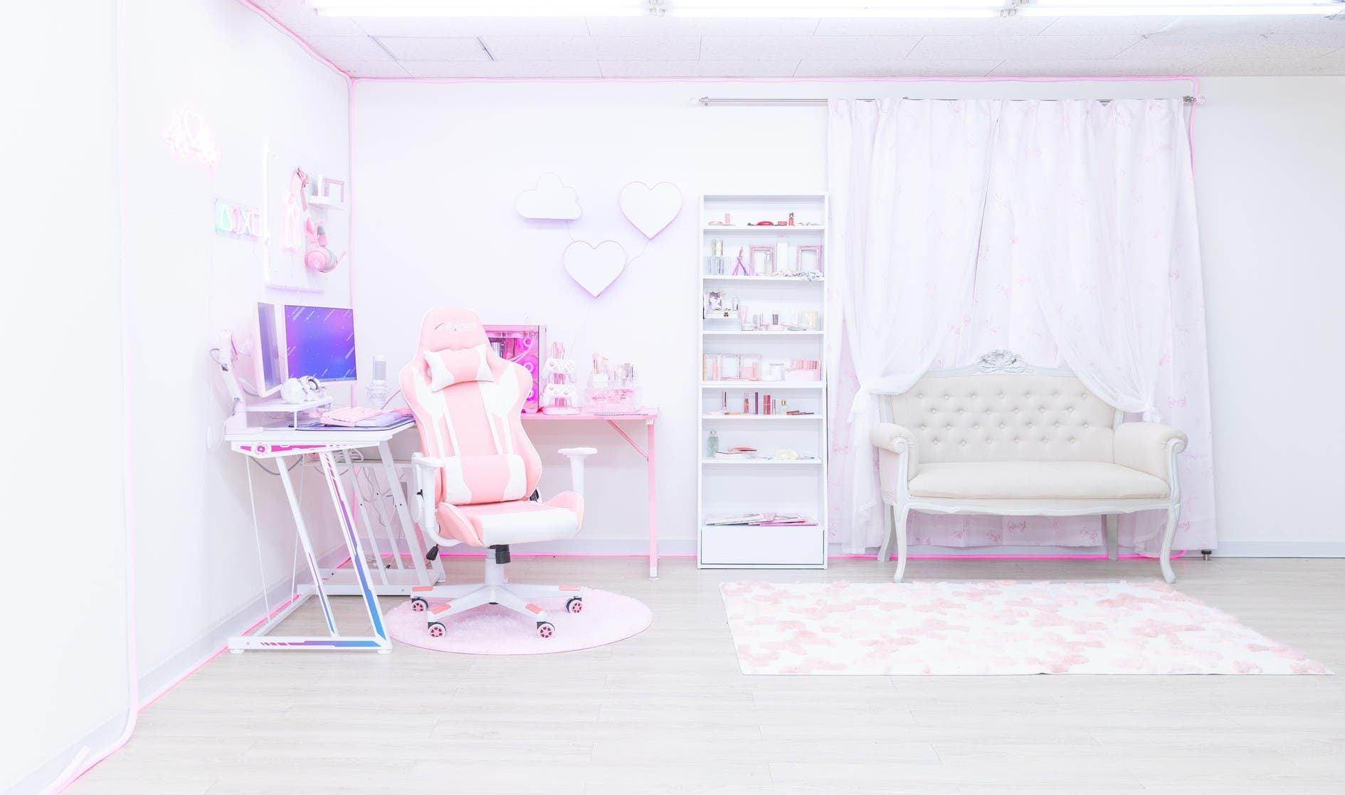 かわいいイルミネーション、女子ゲーミング部屋で可愛い撮影、MVやポートレートやコスプレ、オフ会や女子会、本人不在の誕生日会も！の写真11