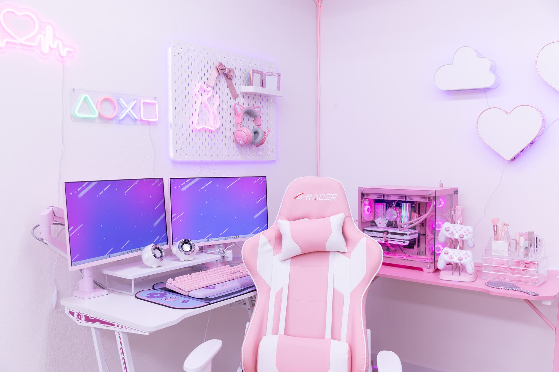 かわいいイルミネーション、女子ゲーミング部屋で可愛い撮影、MVやポートレートやコスプレ、オフ会や女子会、本人不在の誕生日会も！の写真13