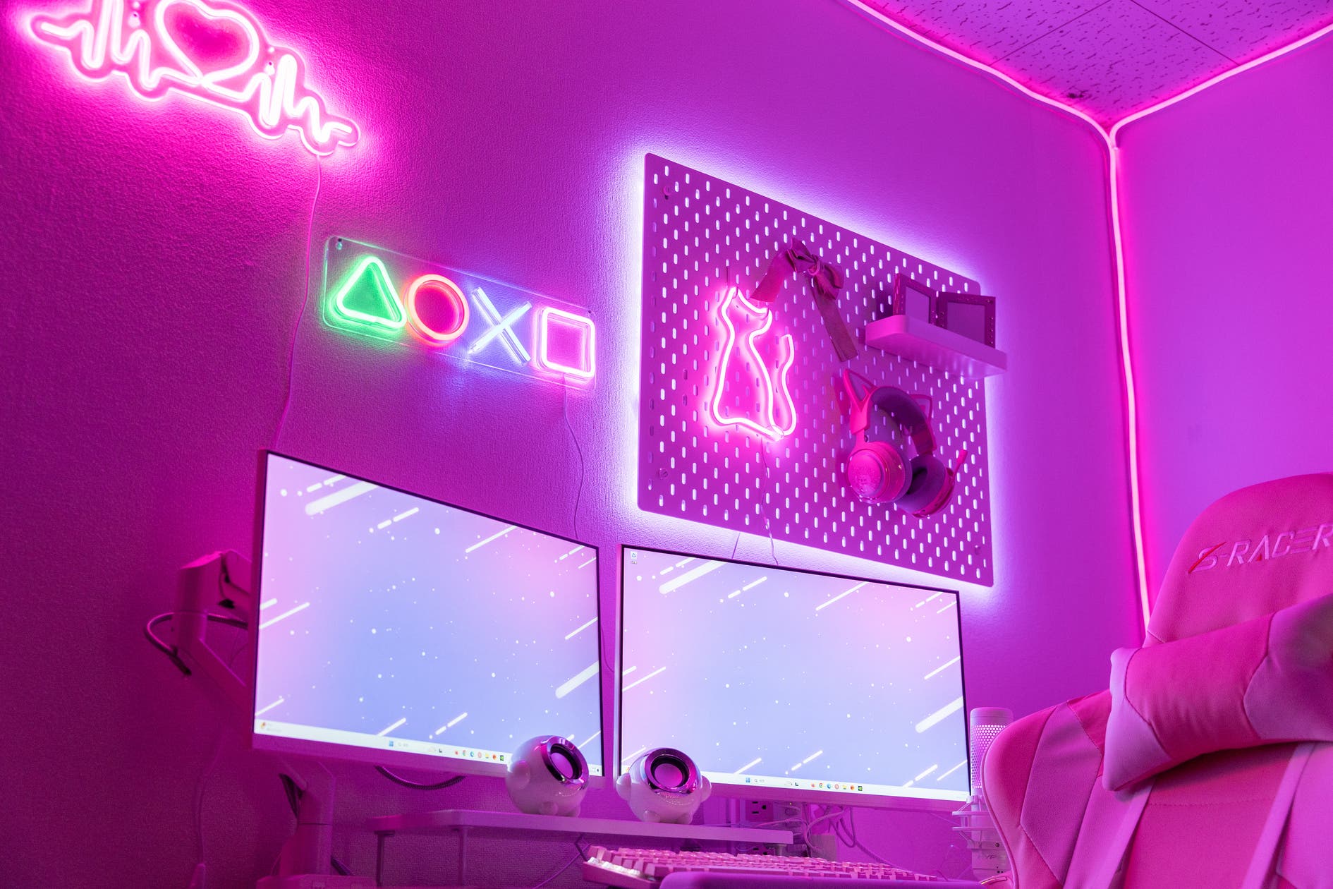 かわいいイルミネーション、女子ゲーミング部屋で可愛い撮影、MVやポートレートやコスプレ、オフ会や女子会、本人不在の誕生日会も！の写真4