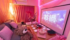 【こたつ🔥導入SALE🈹】③組限定🉐!名駅徒歩5分・非日常感⭐️巨大スクリーンで推し活🍿女子会💗おうちデート🎀の写真2