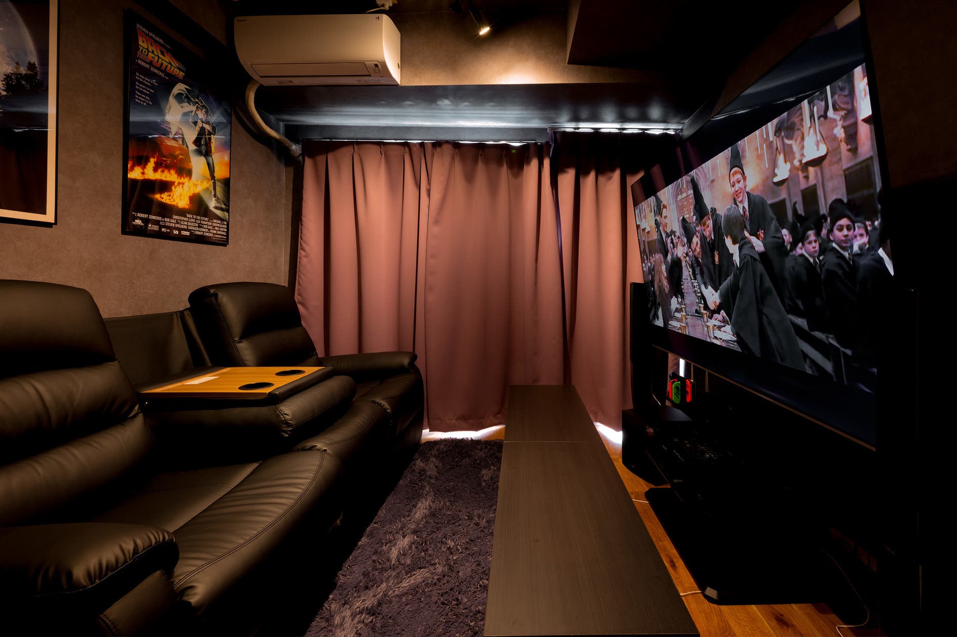 プライベートシアター柏📺75㌅巨大テレビ📺5.1chシアターサラウンド🔈映画鑑賞🎬ライブ鑑賞💿推し活🎤ゲーム🎮などの写真5