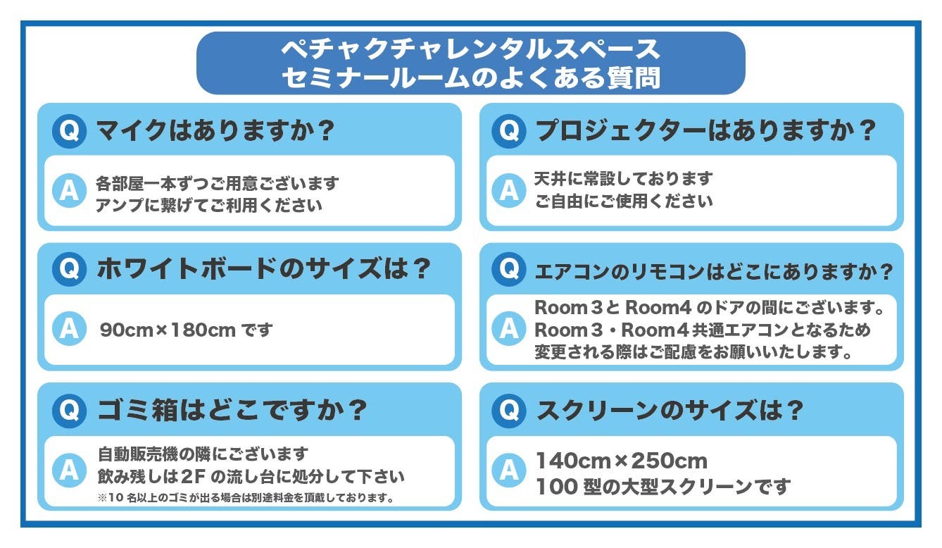【イベントに最適♪港区・赤坂のセミナールーム】溜池山王駅徒歩３分！防音・設備充実のセミナールーム貸スペースペチャクチャRoom３の写真19
