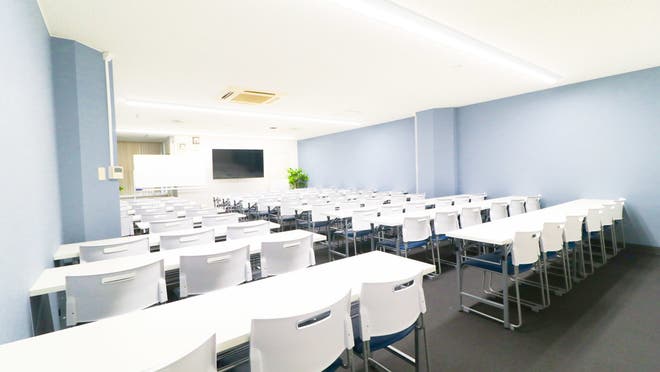 【梅田駅地下直結で最高の立地!大阪駅前第1ビル!80名】75型モニター・WiFi全て無料!ふれあい貸し会議室 梅田No128の写真3