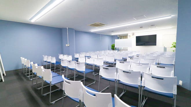 【梅田駅地下直結で最高の立地!大阪駅前第1ビル!80名】75型モニター・WiFi全て無料!ふれあい貸し会議室 梅田No128の写真19