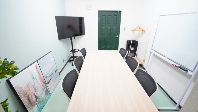 <テレワーク@南森町天満宮>土足OK!天神橋商店街のビル1階🚃光回線Wi-Fi📶スマートテレビ📺会議/面接/テレワーク/Zoomの写真3