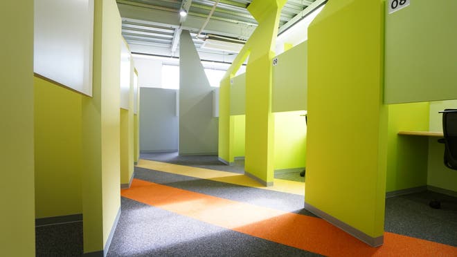 <ハニーコムコム稲毛 ワークNo.1>半個室のコワーキングスペース💻声出し不可🚫光回線Wi-Fi📶電源🔌テレワーク/自習の写真14