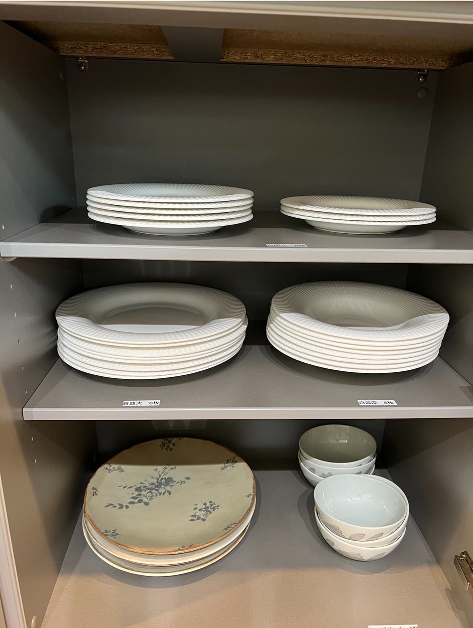 食器類一式（キッチン利用と一緒にお申込みください）の画像3