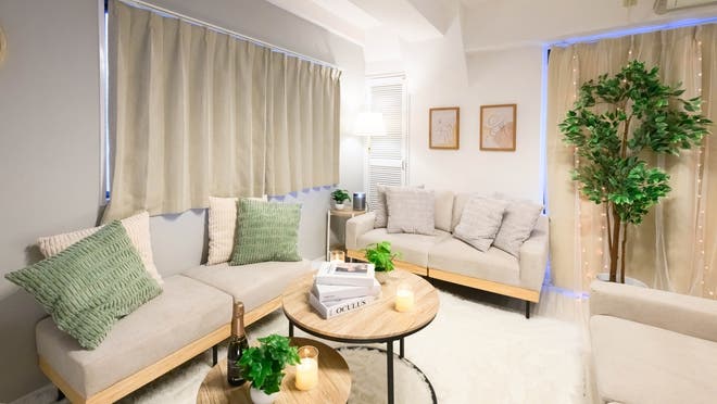 〈✨心斎橋徒歩圏内💕新規オープン🎀〉韓国っぽ🤍×おうちシアター🎬隠れ家で女子会💕大迫力100㌅で鑑賞会🎬✨の写真6