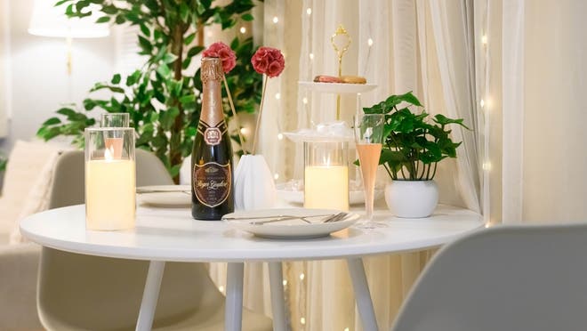 〈✨心斎橋徒歩圏内💕新規オープン🎀〉韓国っぽ🤍×おうちシアター🎬隠れ家で女子会💕大迫力100㌅で鑑賞会🎬✨の写真13