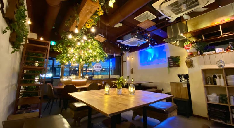 【渋谷駅２分】貸切グランピングBBQ・結婚式二次会・忘年会・ケータリングパーティーetcキッチン/ゴミ回収あり/プロジェクター