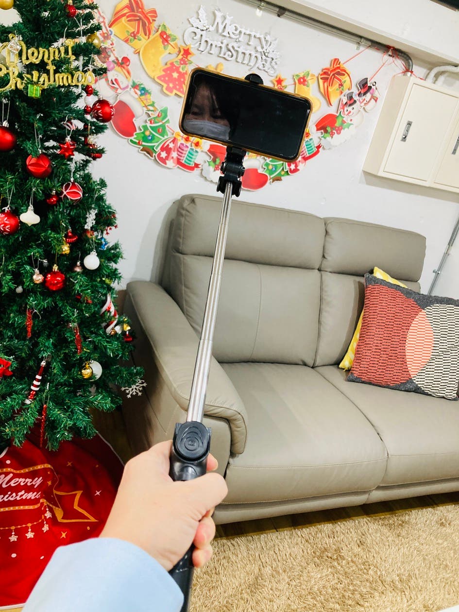 ワイヤレス三脚自撮り棒の画像1