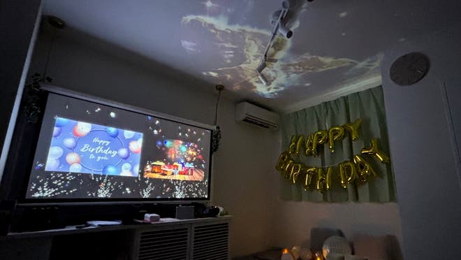 カメラ無💛24h🈺❣️まったりデート◎心斎橋駅5分🔥タタミのお部屋❣️70㌅スクリーン🎞️マットレスソファでゴロゴロ~の写真5