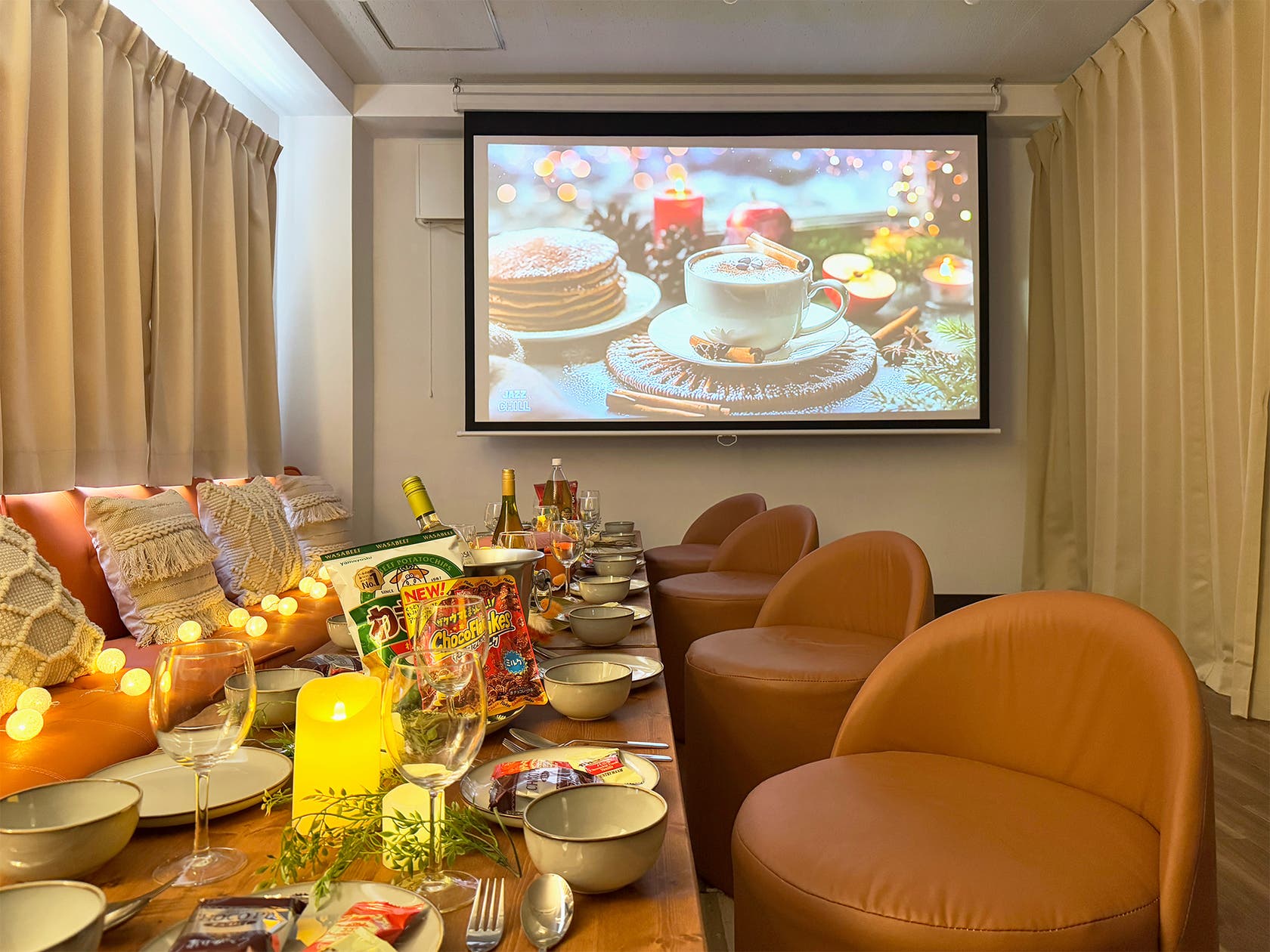 🔔クリスマスも直前割がお得🉐🟧🎄クリスマス＆忘年会シーズン到来🎅🟧巨大スクリーン🎥法人利用も相談可！[58]の写真1