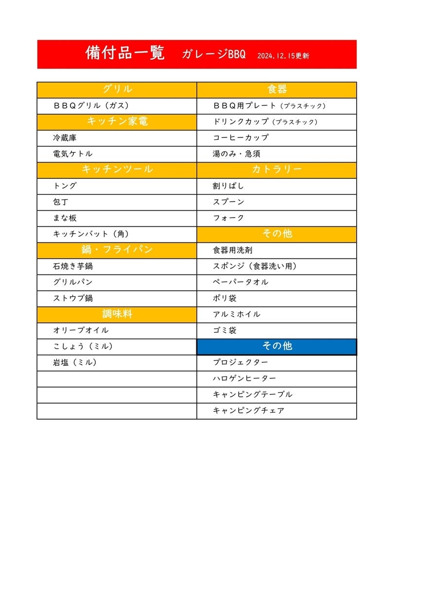 岐阜羽島　雨天でも安心のガレージBBQスペースの写真21