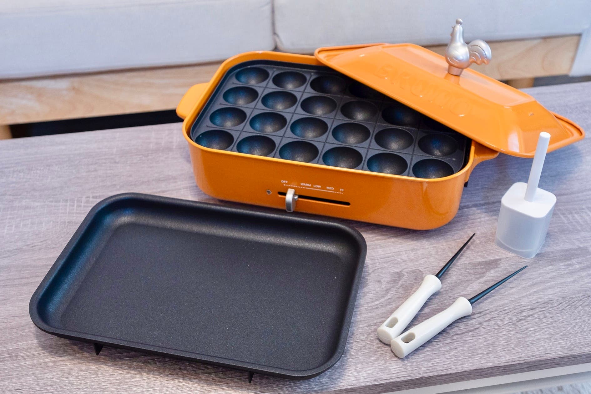 ホットプレート（たこ焼きプレート付き）の画像1