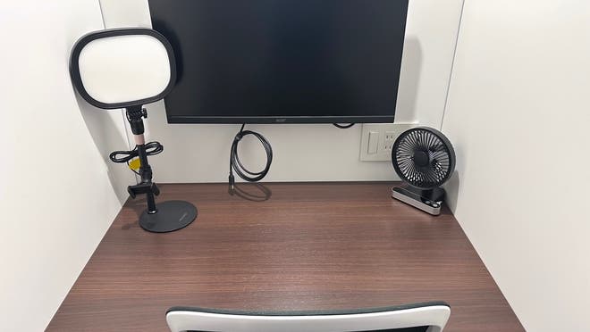 <PaO Work紙屋町駅東 野村不動産広島ビルNo.1>紙屋町シャレオ徒歩30秒✨1人用個室🚪Wi-Fi📶モニター🖥️電源🔌の写真2