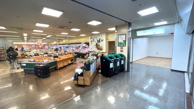 千里丘駅直結の駅ビル地下1階、スーパ―となり!の写真2