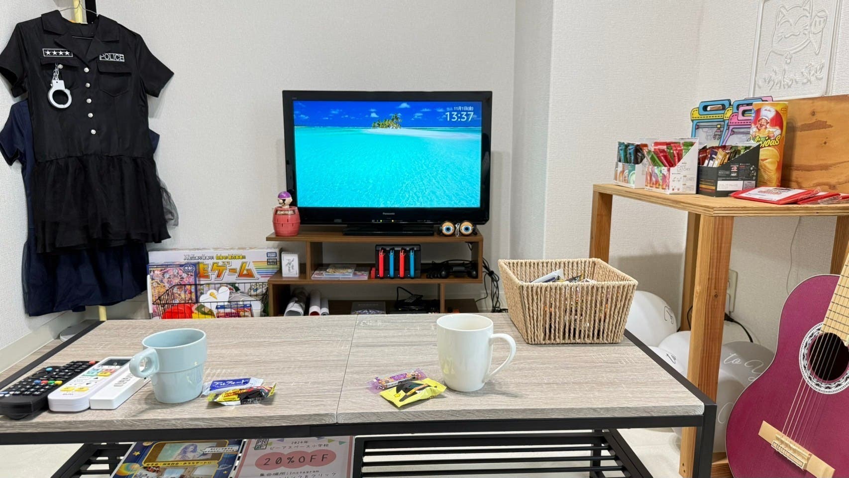 トップホスト✨【栄駅徒歩3分・フリードリンク有】モノトーンで落ち着くパーティースペース🎂の写真5