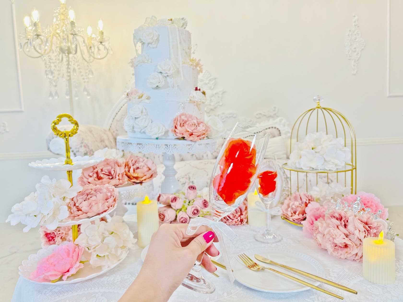 【限定open価格！】天神・大名／駅歩1分／姫系撮影スタジオ／ウェディング／推し活／生誕祭／コスプレ／ポートレート／配信／商用の写真15