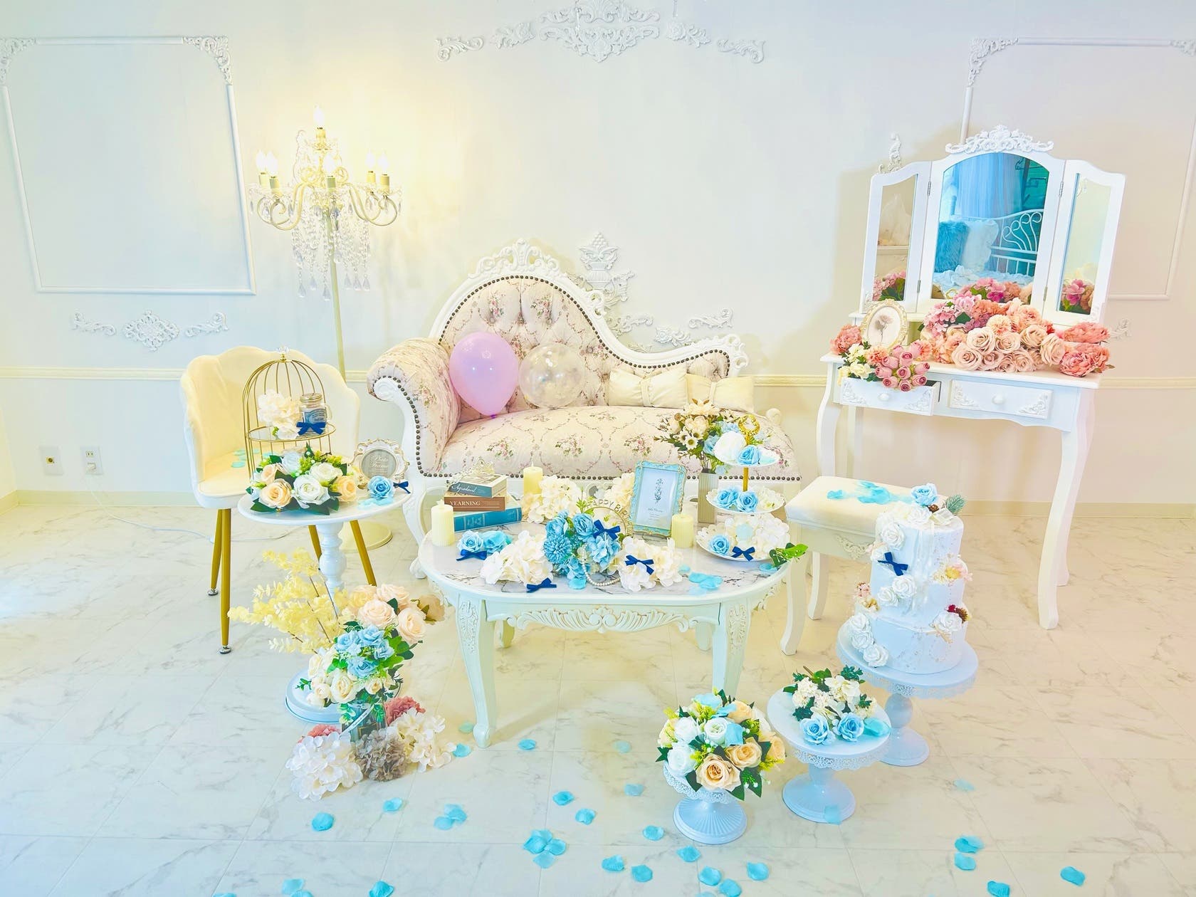 【限定open価格！】天神・大名／駅歩1分／姫系撮影スタジオ／ウェディング／推し活／生誕祭／コスプレ／ポートレート／配信／商用の写真16