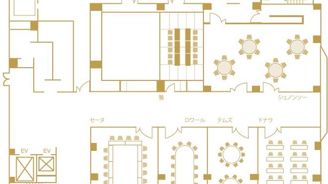大塚 和の雰囲気が楽しめる多目的スペース ホテルベルクラシック東京 雅の写真3