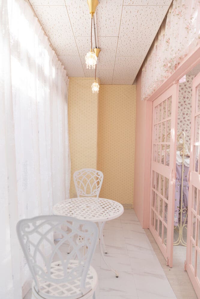 大人かわいい、広いスタジオ🎀可愛いガーリーなスタジオ リリス。ピンクや水色のスペース🎀の写真9