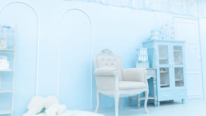 大人かわいい、広いスタジオ🎀可愛いガーリーなスタジオ リリス。ピンクや水色のスペース🎀の写真12