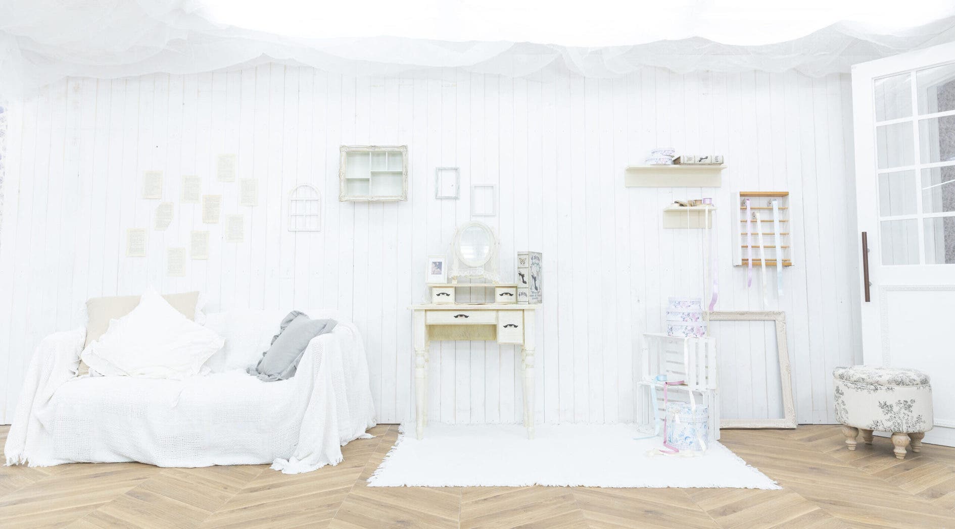 大人かわいい、広いスタジオ🎀可愛いガーリーなスタジオ リリス。ピンクや水色のスペース🎀の写真5