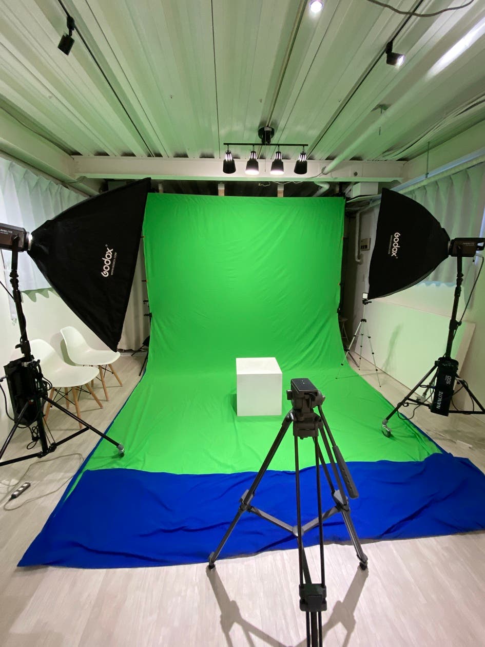 クロマキー用グリーンバック/ブルーバック・スクリーンの画像1