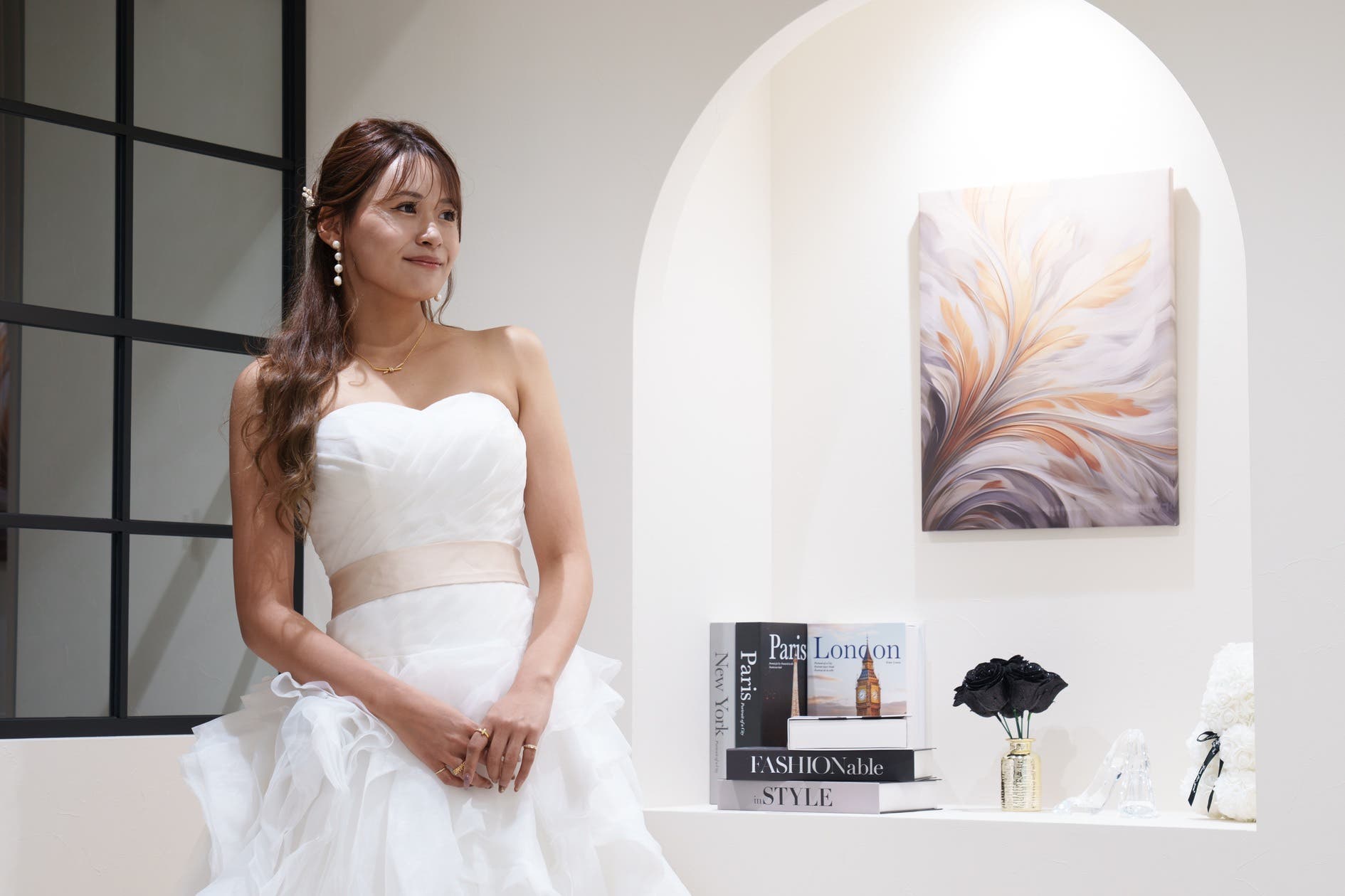 ウェディングドレスなど貸出あり！駅チカフォトスタジオ！の写真8