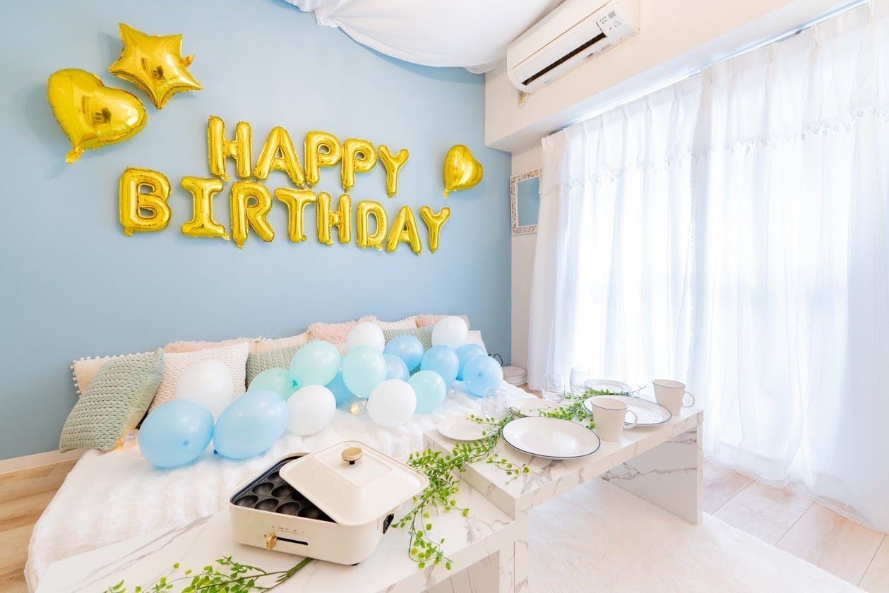 🎬大画面スクリーン📽️１００インチプロジェクタ付✨Netflix/hulu見放題💓少人数での女子会、誕生日会、推し会、撮影に最適の写真2