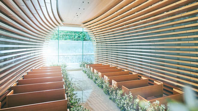 【辻家庭園】クリスタルホールの写真1