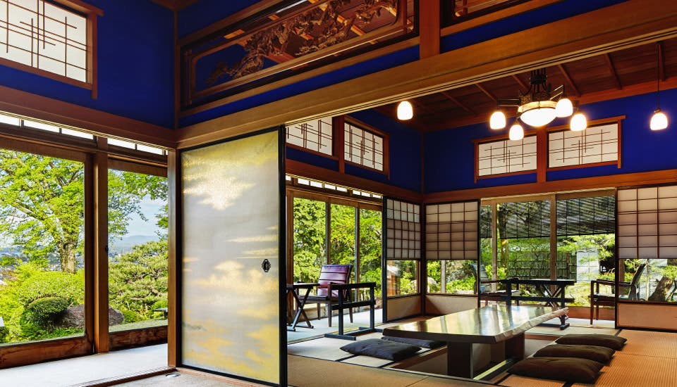 【辻家庭園】群青の間の写真1