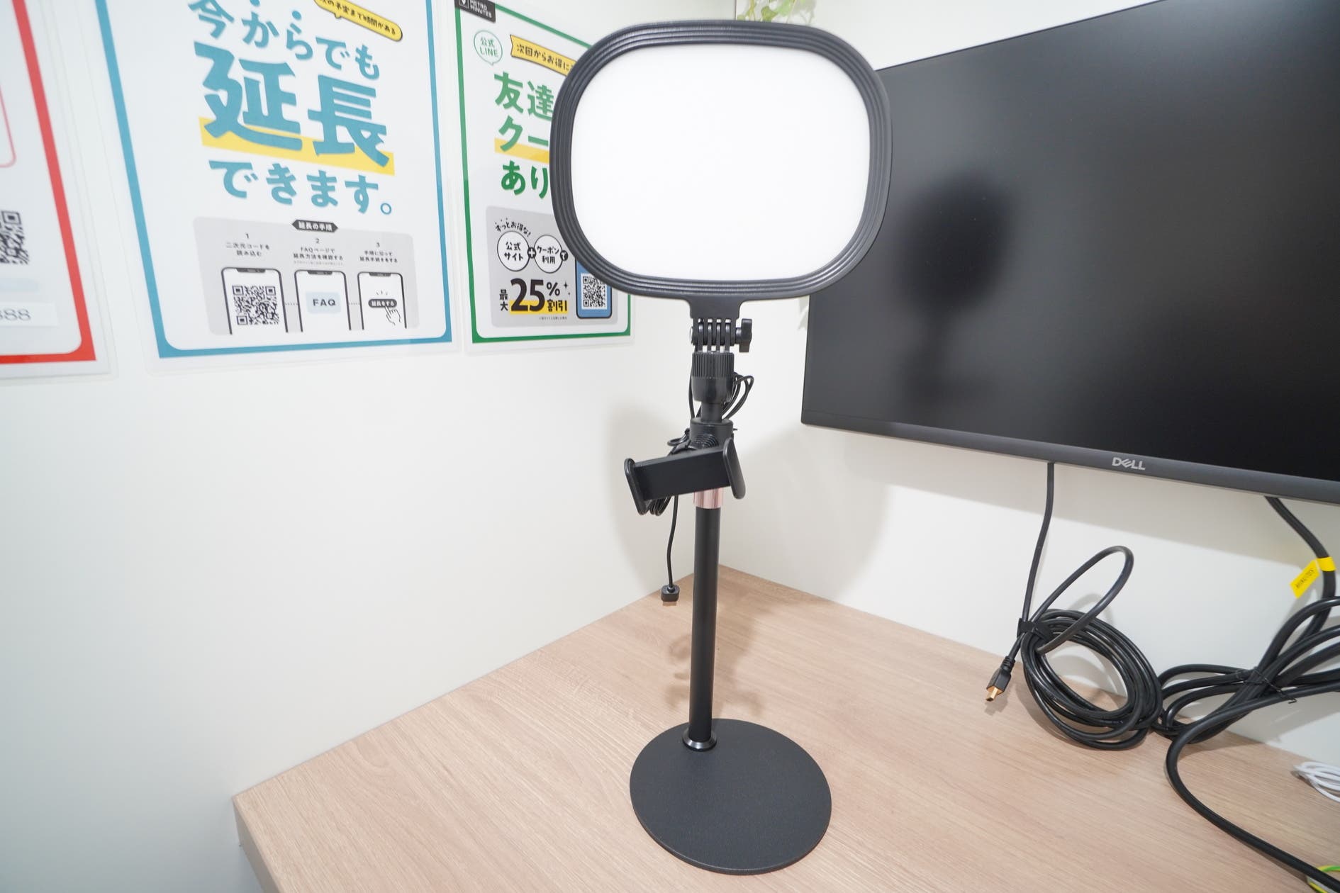 ＜ヒトリボックス 新横浜駅前No.1＞横アリ近く✨光Wi-Fi📶ナノイー発生機✨モニター🖥テレワーク/ZOOM/着替え/メイクの写真5