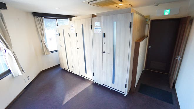 <ヒトリボックス 新横浜駅前No.1>横アリ近く✨光Wi-Fi📶ナノイー発生機✨モニター🖥テレワーク/ZOOM/着替え/メイクの写真7