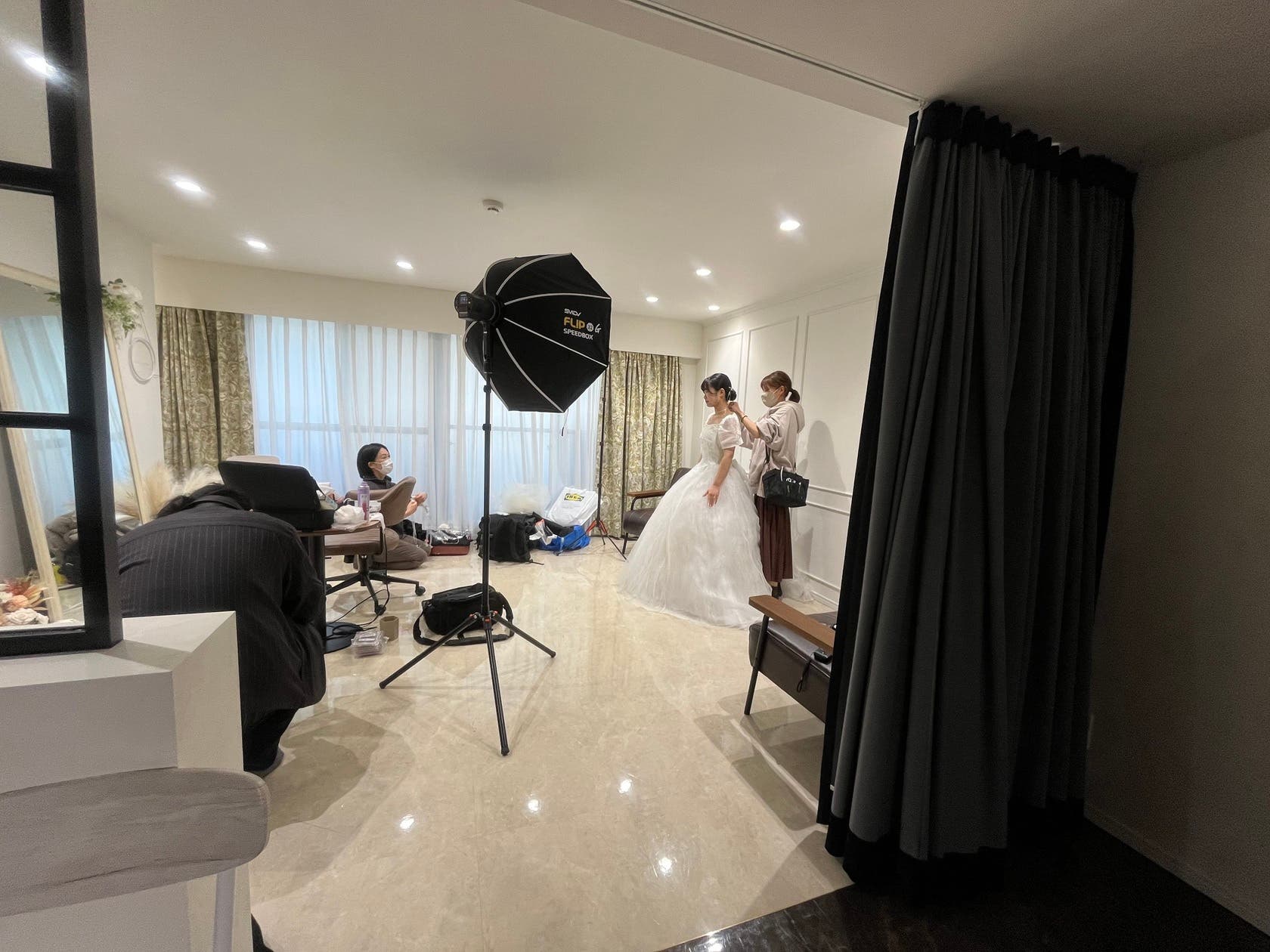 ウェディングドレスなど貸出あり！駅チカフォトスタジオ！の写真13