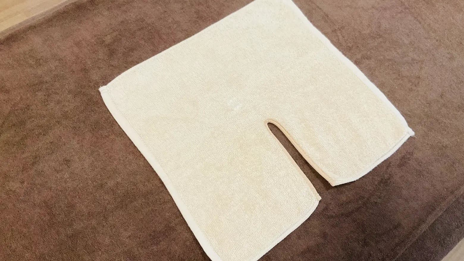 顔枕用タオルの画像1