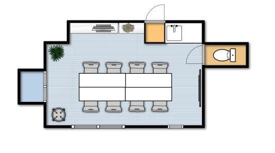 【マリーナ】新宿2分 完全個室 格安会議室 無料WiFi プロジェクタ A／Web会議・テレワークにの写真9